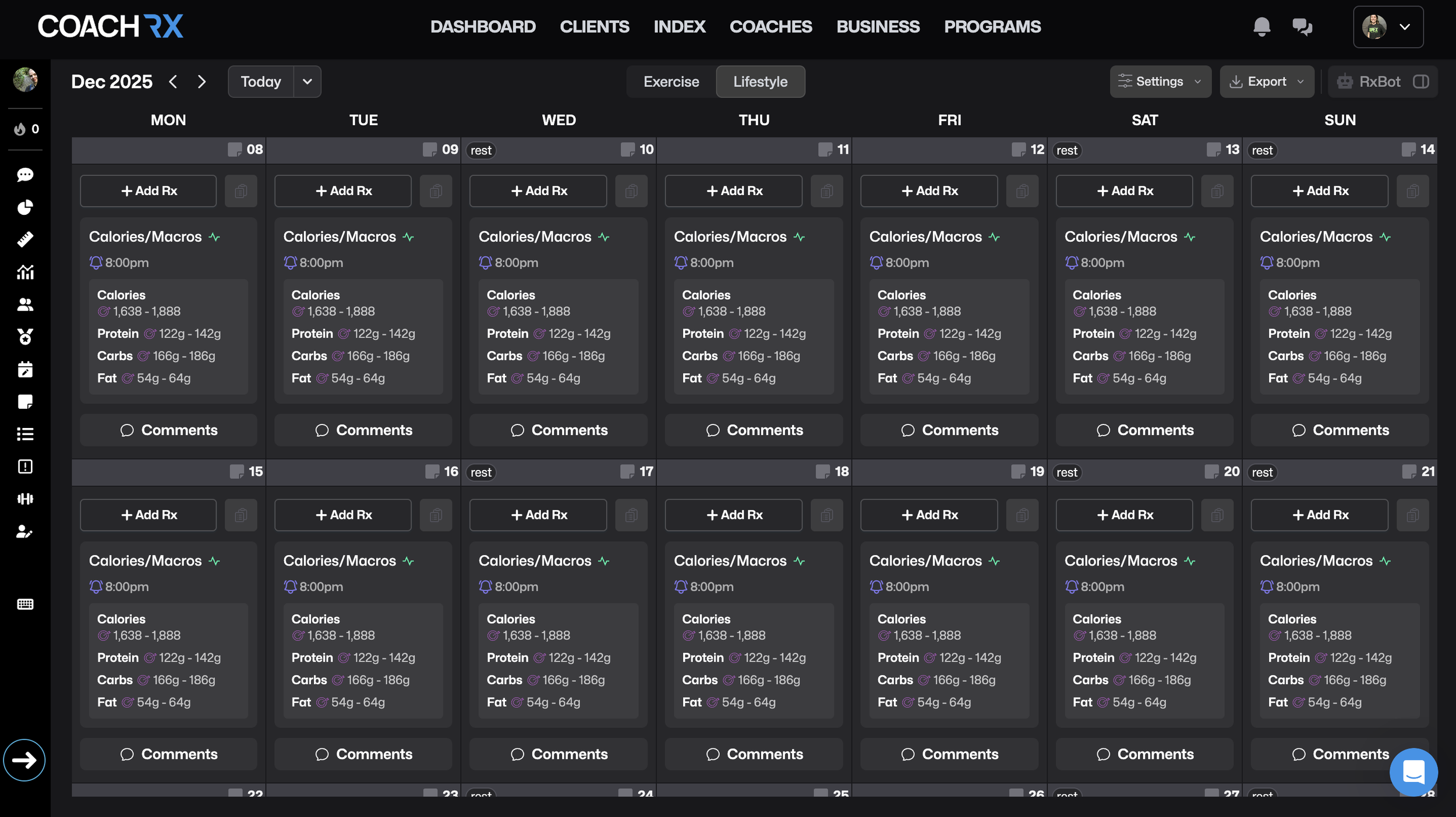 CoachRx x Cronometer: How This Integration Simplifies Nutrition Coaching — CoachRx